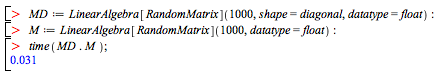 Sparse Matrix Formats - New Features in Maple 15 – Technical Computing Software for Engineers ...