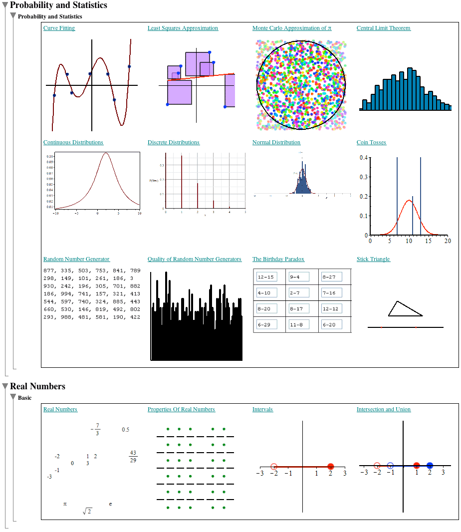 New Features in Maple 16 – Full list of Math Apps - Maplesoft